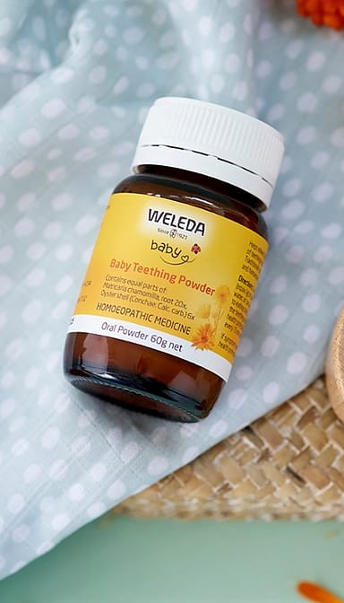 Homoeopathic Baby Teething Powder | Weleda