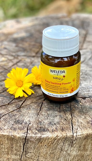 Homoeopathic Baby Teething Powder | Weleda