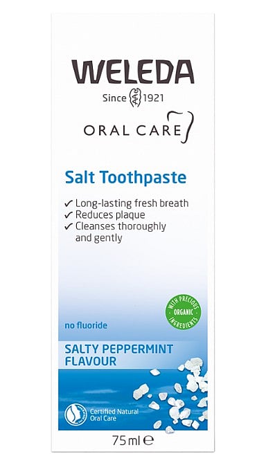 Natural Salt Toothpaste | Fluoride-Free Gel Alterna - Weleda
