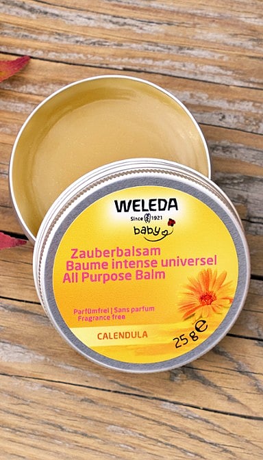Calendula All Purpose Balm, nourishes, soothes, pro | Weleda