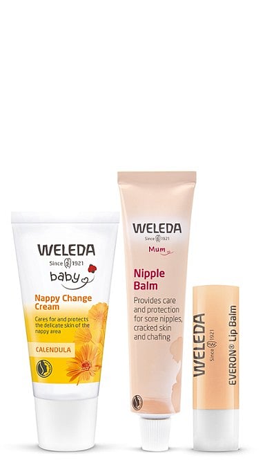 Maternity Bag Essentials Set - must have baby bag p | Weleda