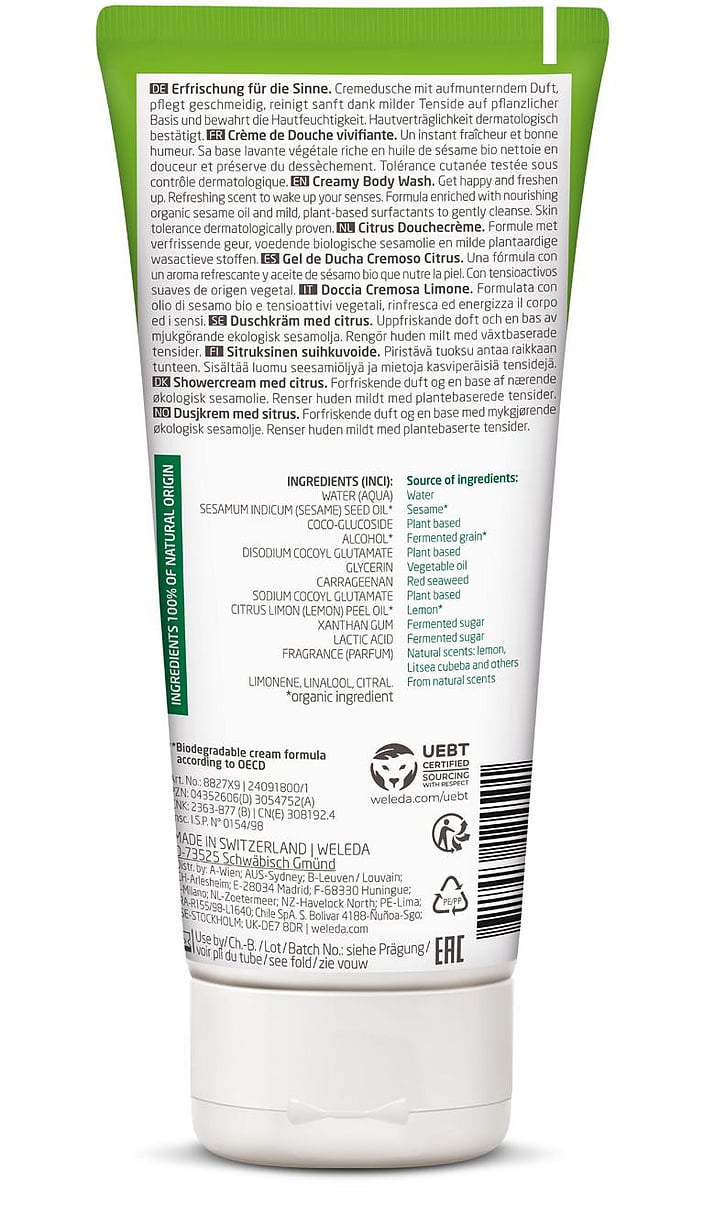 Refresh Body Wash - Citrus - Weleda