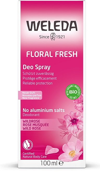 Natural Rose Deodorant Spray | Aluminium-Free | Weleda