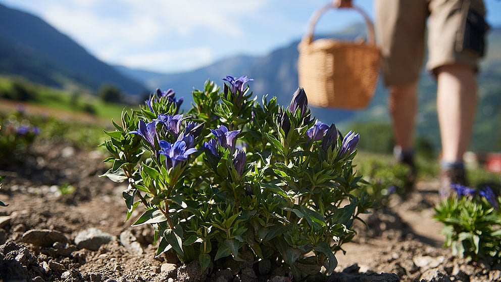 Blue gentian store